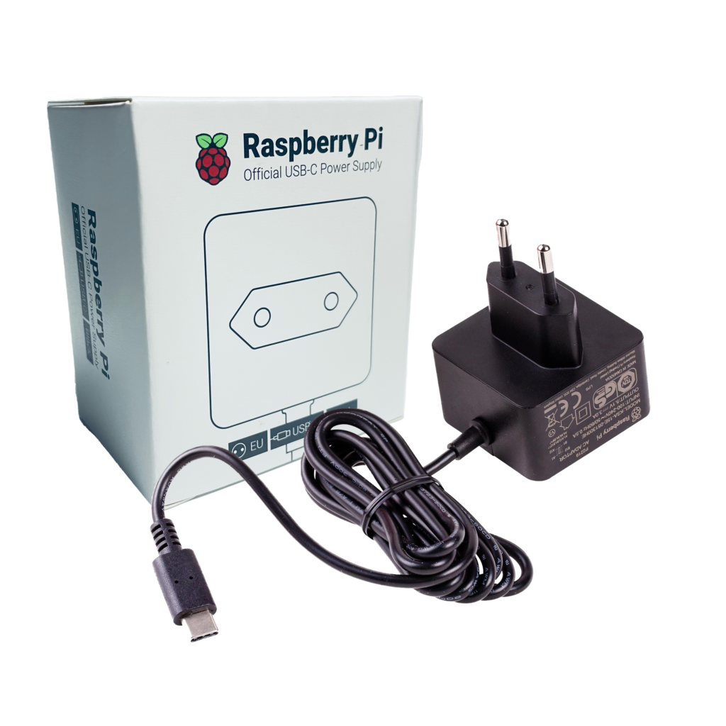 Official Raspberry Pi Type-C Power Supply Unit (EU Plug) - RoboMaterial