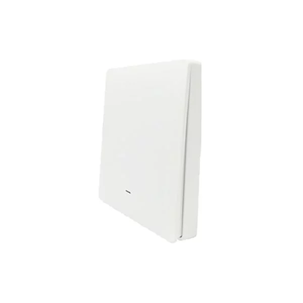 SmartWise Wall Switch Front Panel White 1-Gang - RoboMaterial